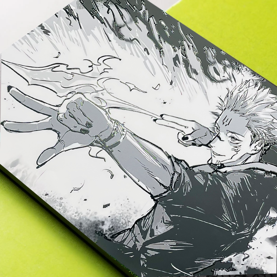 Yuji Itadori – Ryomen Sukuna Manga Anime Laptop Skin (3D Embossed ...